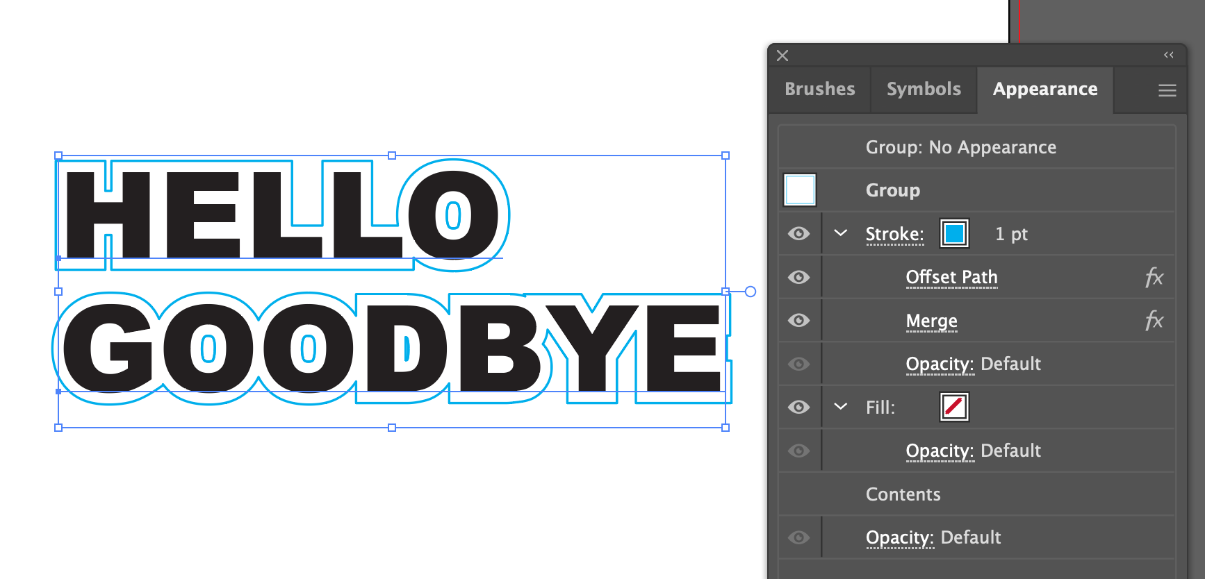 Solved Creating A Relative Shapepath Around A Group Of I Adobe Product Community 11917724