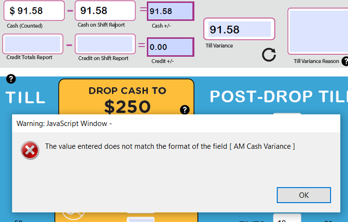 Solved: The value entered does not match the format of the... - Page 2 - Adobe Product Community ...