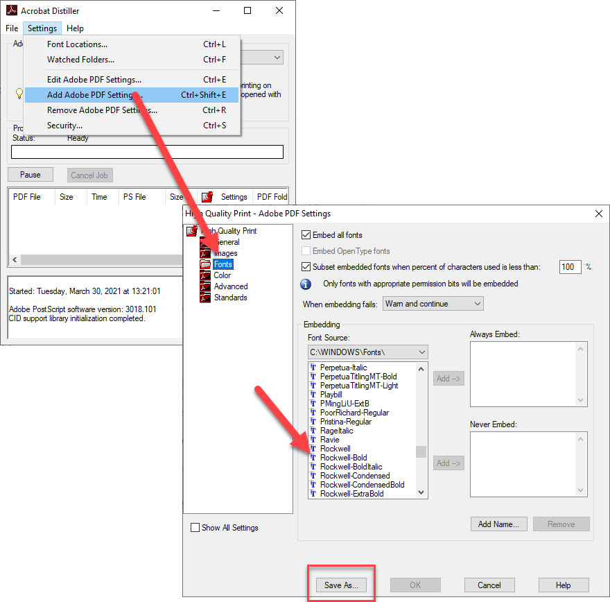 Solved: Embedding fonts used in a source Framemaker file i... - Adobe ...