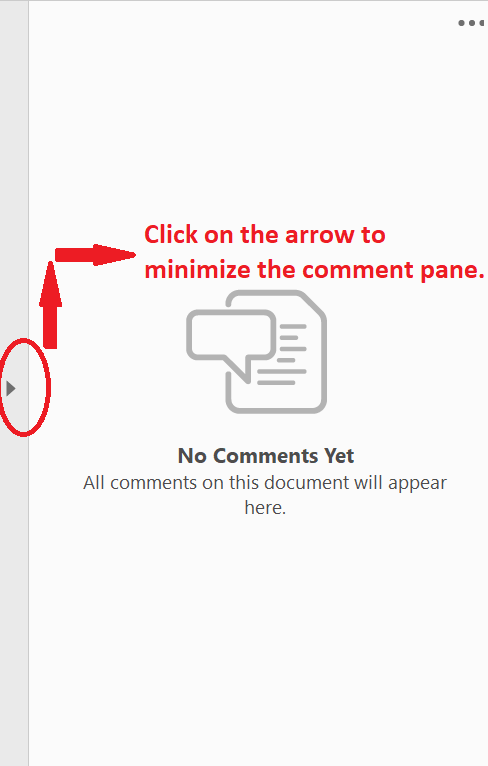 Solved: How do I disable the comments bar from opening up ... - Adobe ...