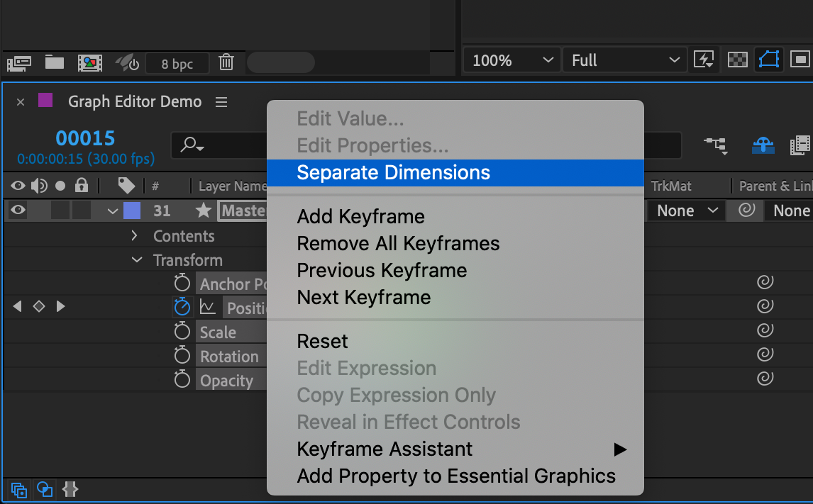 Bezier handles in graph editor - Adobe Community - 8351880