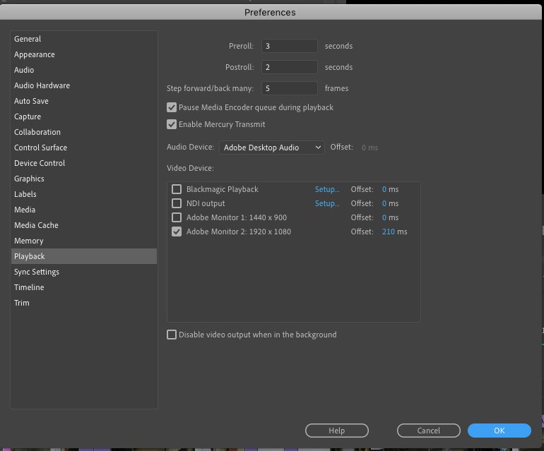 Video Preview Audio Offset - Adobe Community - 11952489