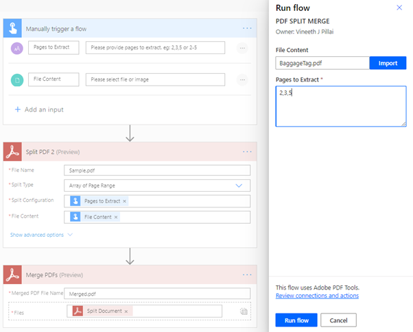 Solved Power Automate Split And Merge The Split Output Ar Adobe Product Community 11953547
