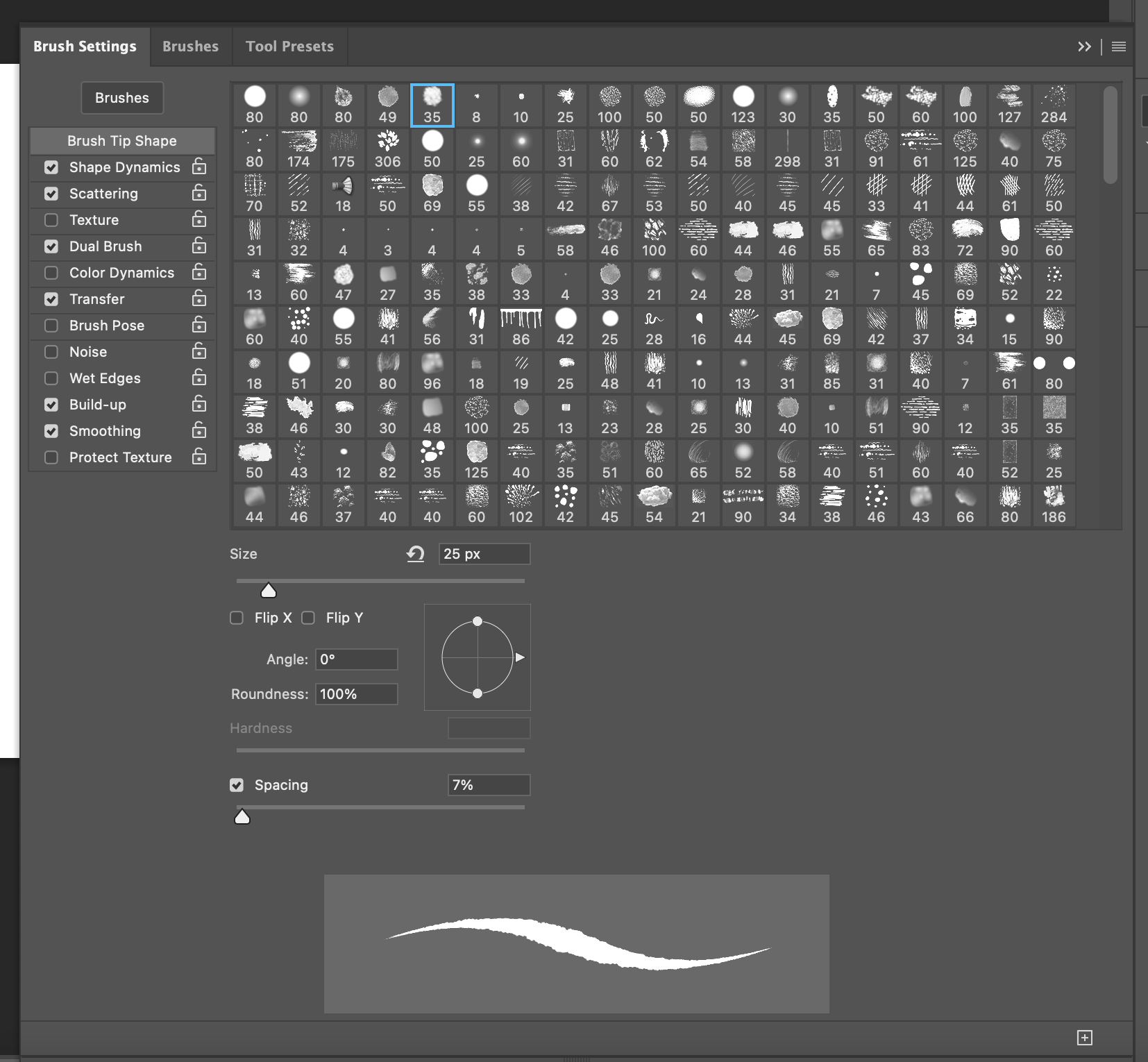 Solved: How do I organize the Brush Tip Shape section? - Adobe Product ...