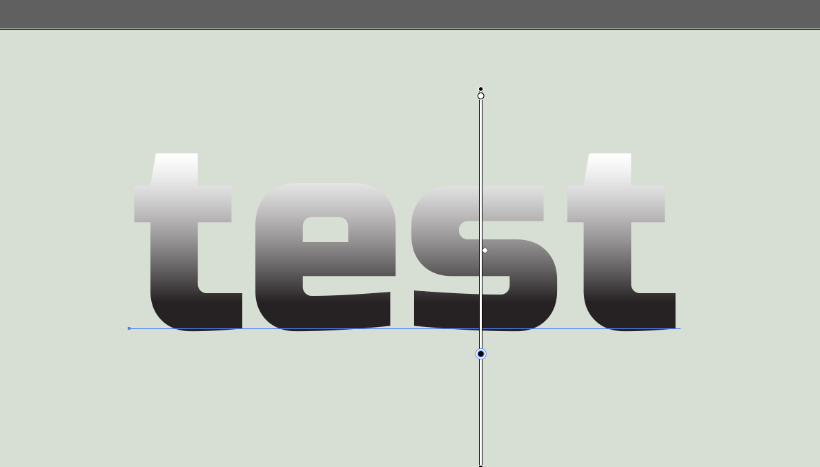 Text highlighted/filled blue when using gradient t... - Adobe Community ...
