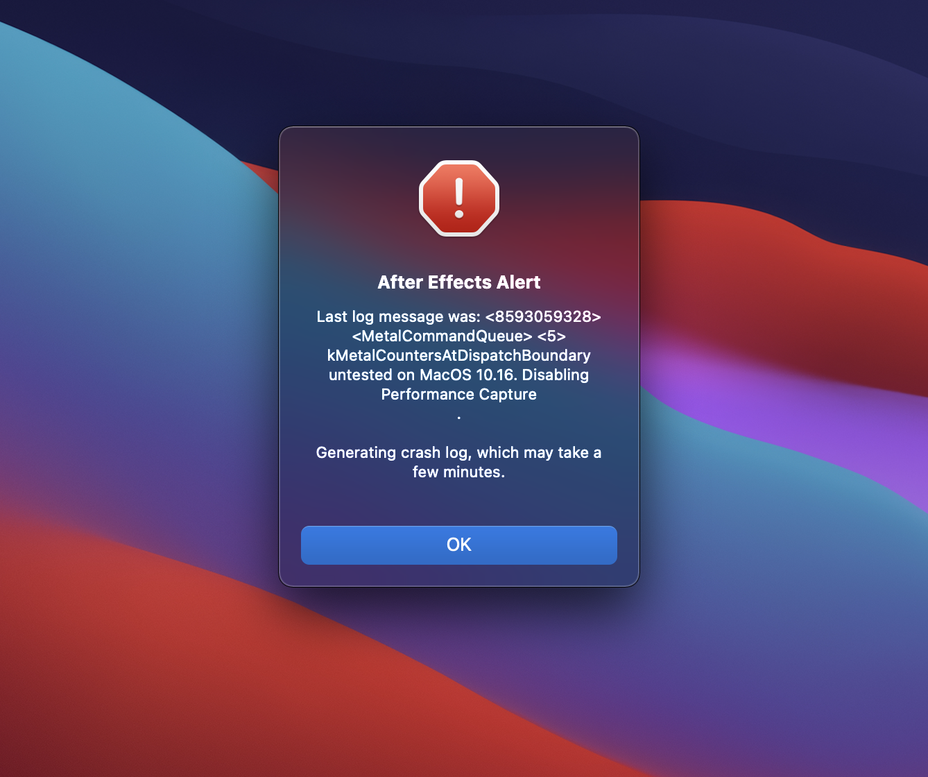 after effect opening issues - Adobe Community - 11960483