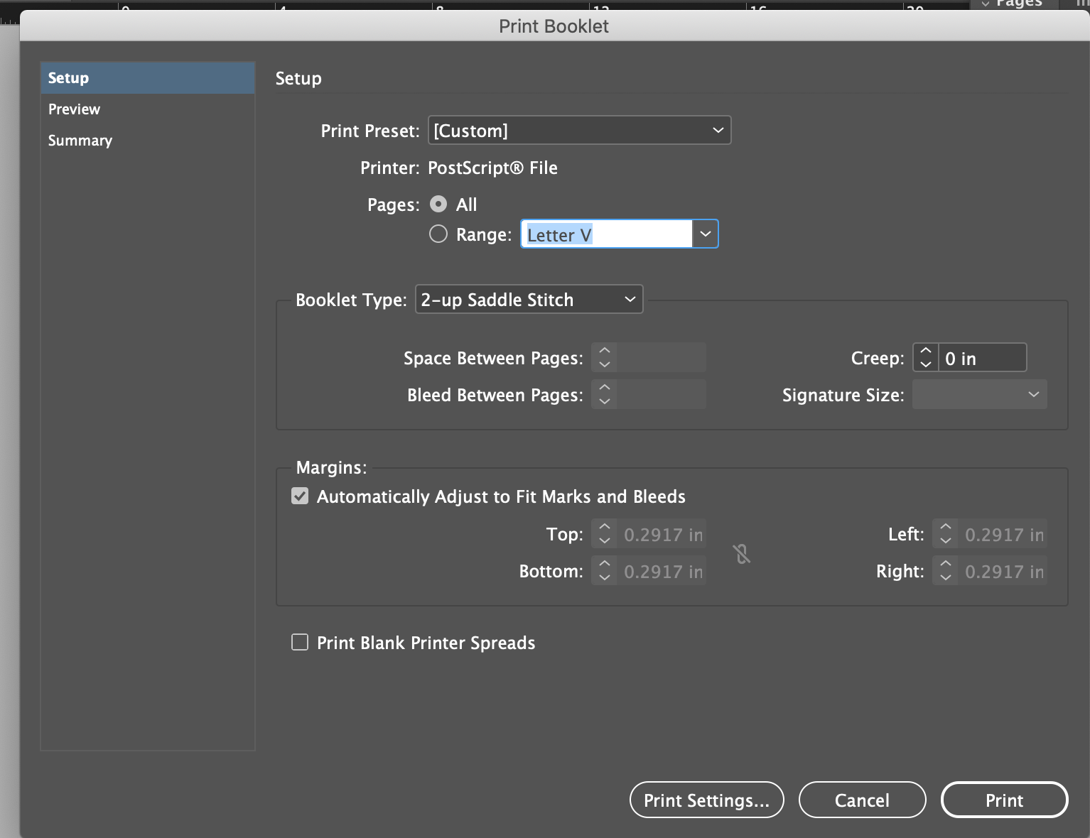 Solved: Print Booklet 2-Up Saddle Stitch Not Rotating Spre... - Adobe ...
