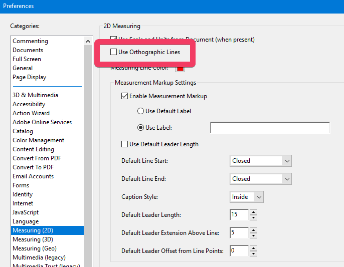Diagonal measurements using the measurement tool - Adobe Product ...
