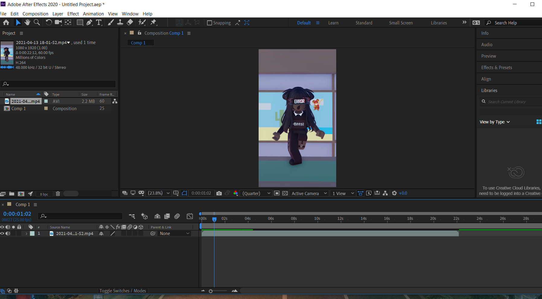 video glitching/freezing - Adobe Community - 11970061