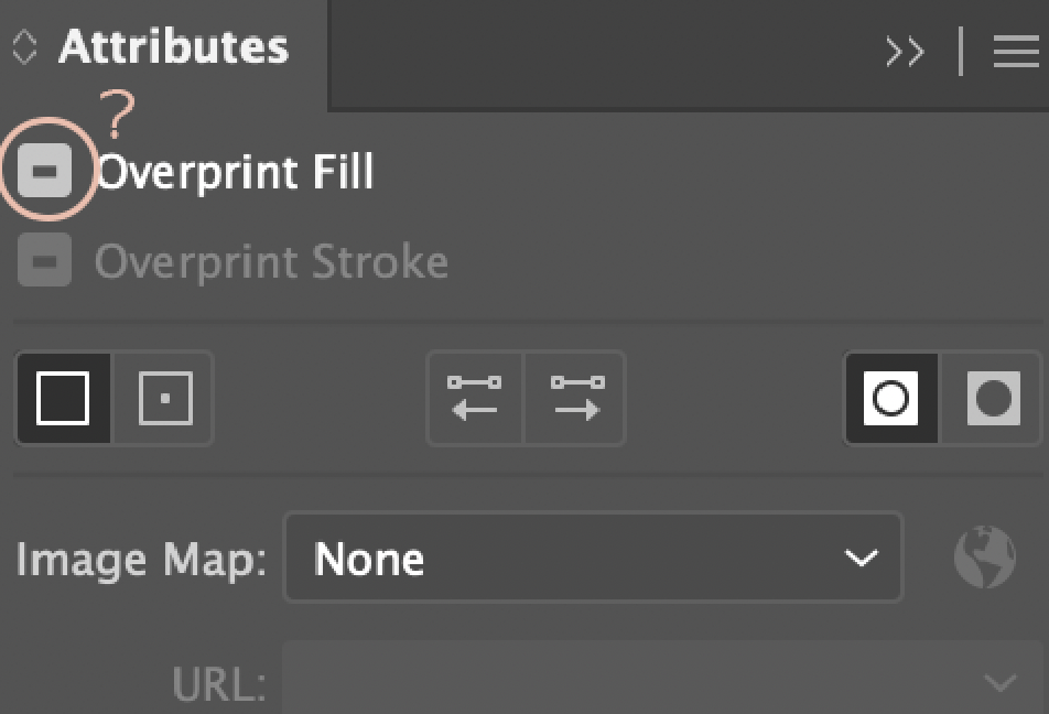 what's mean of dash in overprint? - Adobe Product Community - 11972988