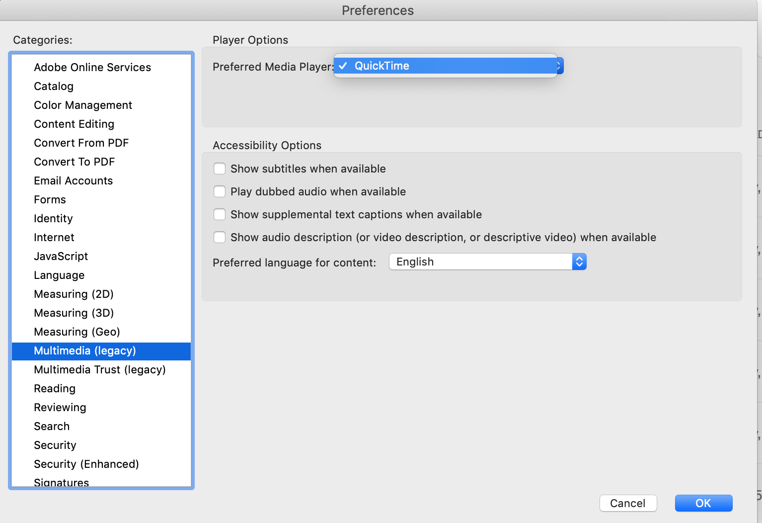 Adobe cannot play Interactive PDF's - Adobe Community - 11979685