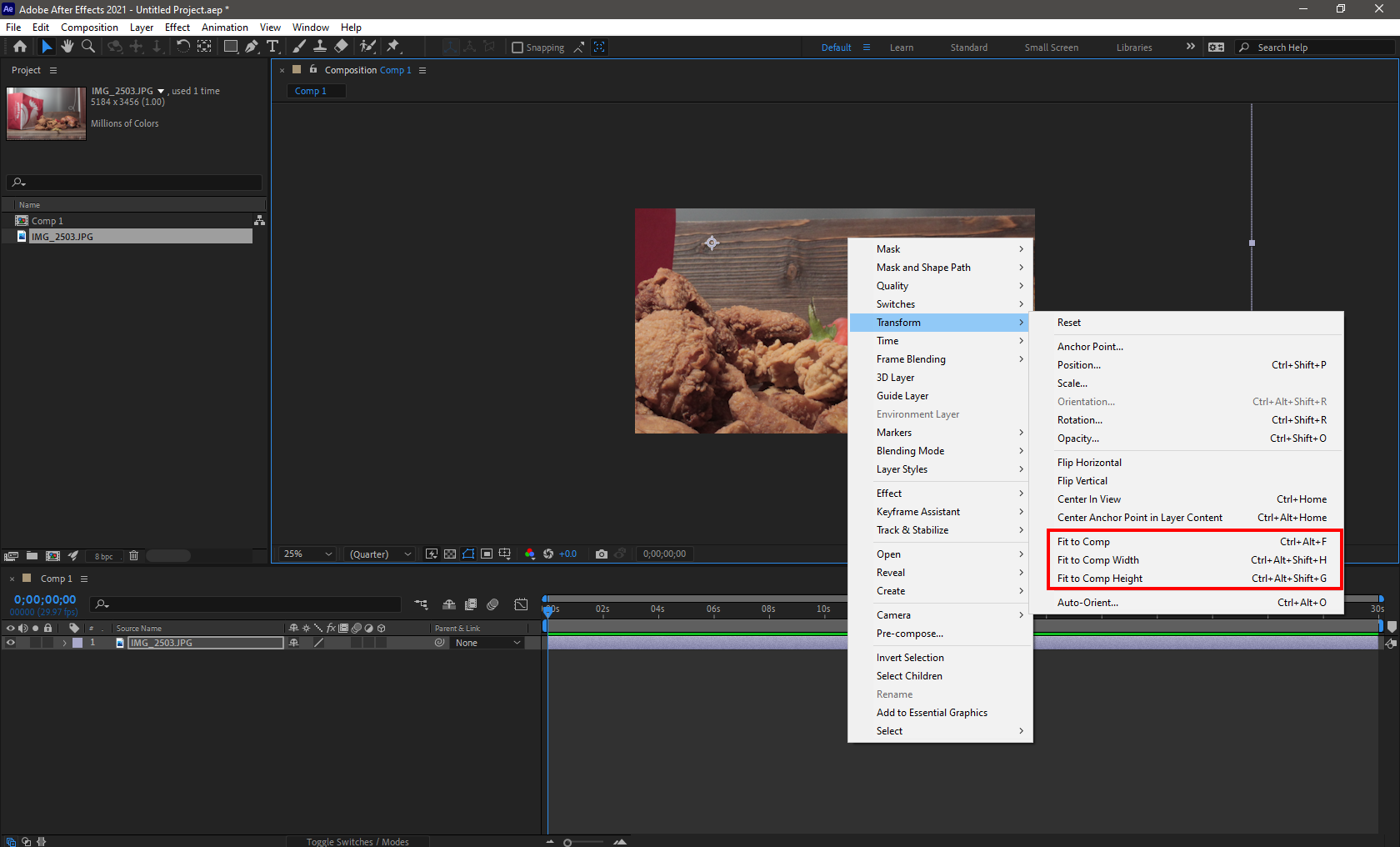 Solved: Importing large PSD file into AE: how to scale dow... - Adobe ...