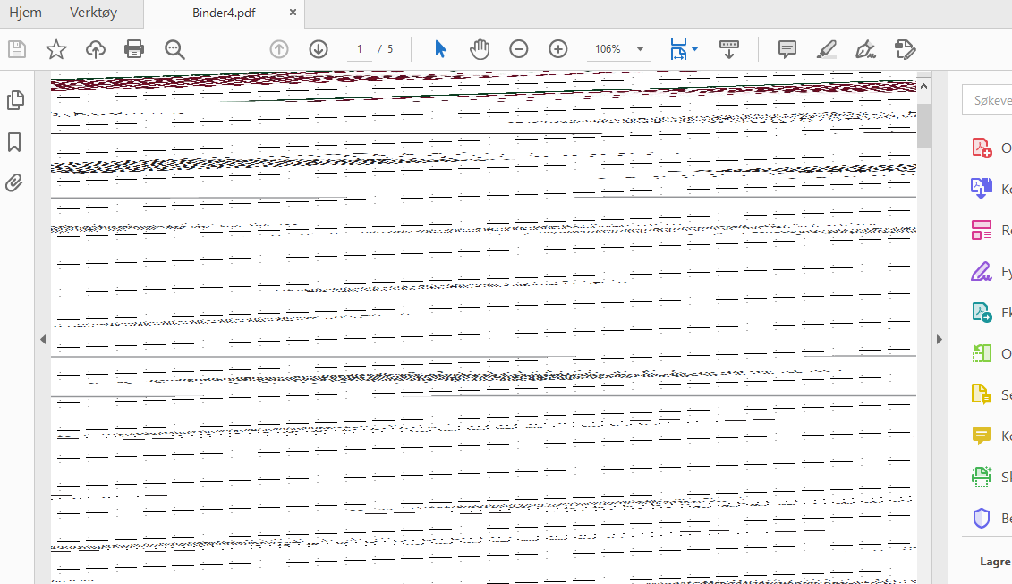 combine pdf = outputs a binder file with just blac... - Adobe Product ...