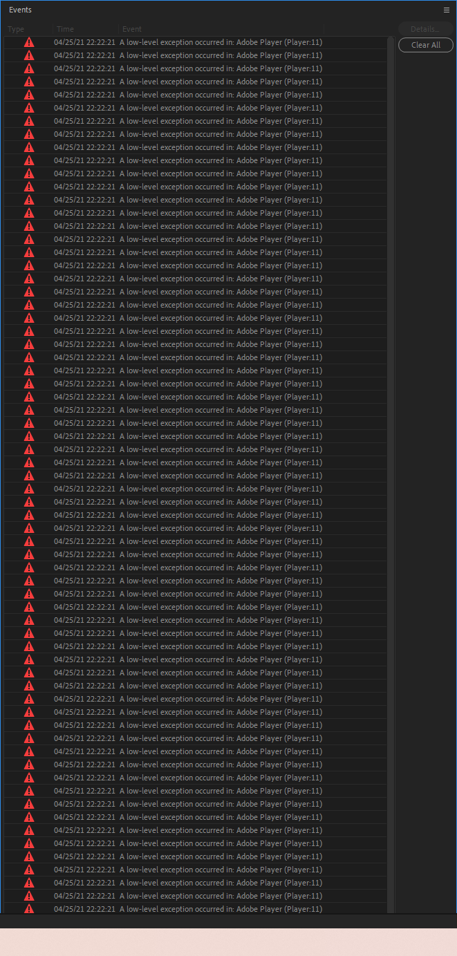 Issue when playing Youtube video - Adobe Community - 11994203