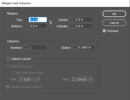 Solved: Changing the gutter size in a facing pages documen... - Adobe ...