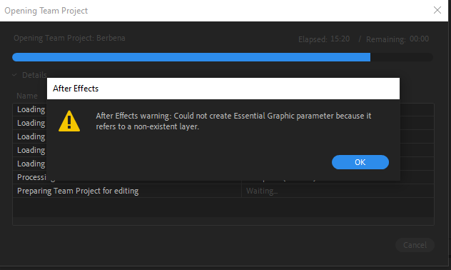 After Effects Team project problems with Essential... - Adobe Product ...