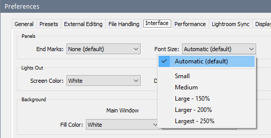 Re: Lightroom Classic menu bar too big - Adobe Product Community - 12007451