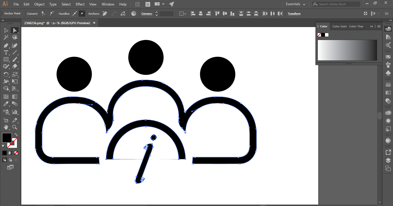 Solved Is It Possible To Convert Two Path Lines Into A Si Adobe