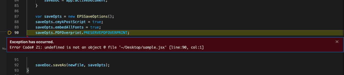 Scripting syntax - Adobe Community - 12015435