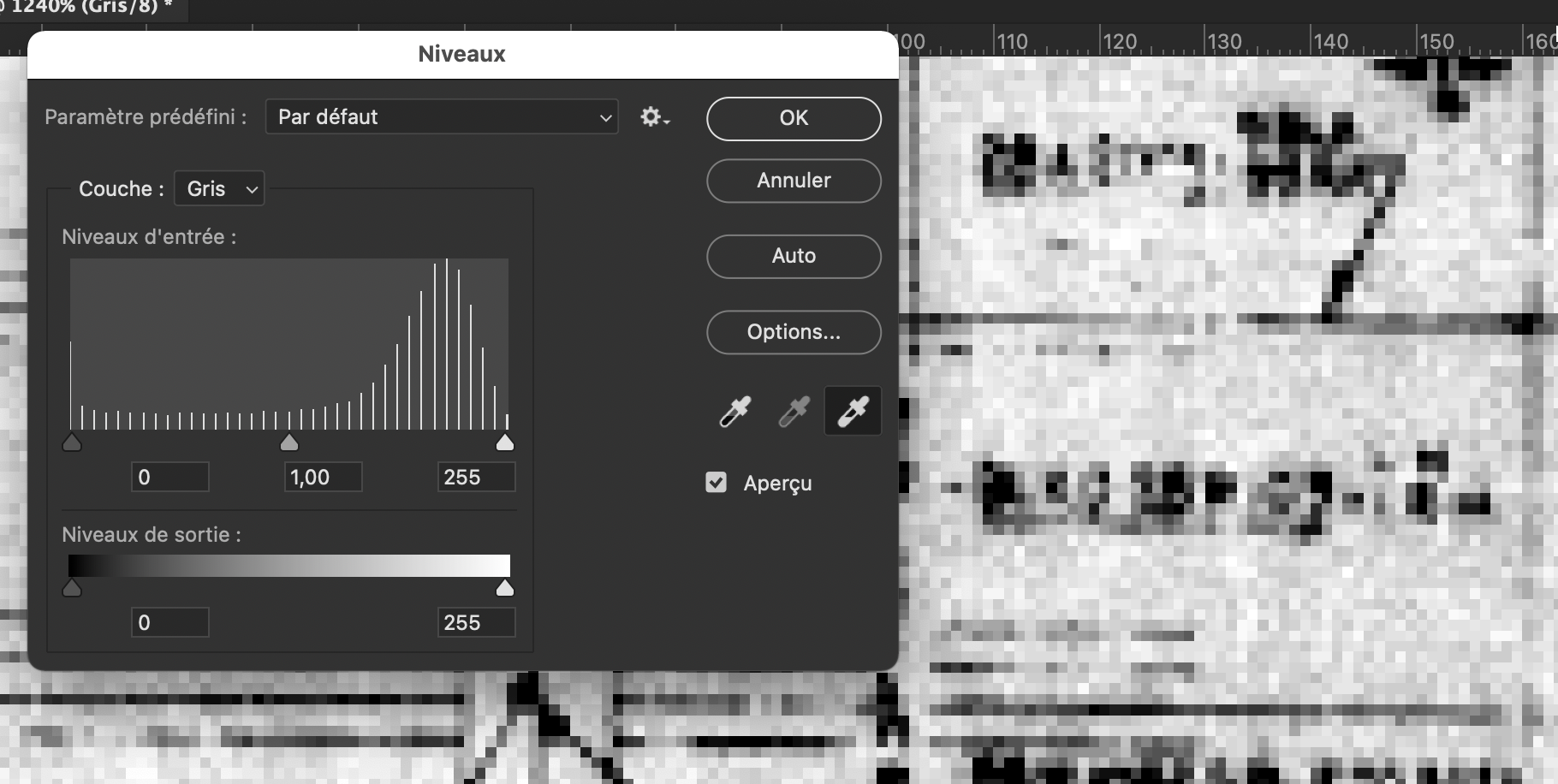 I need to denoise a pure black and white bitmap sc... - Adobe Community - 12014840