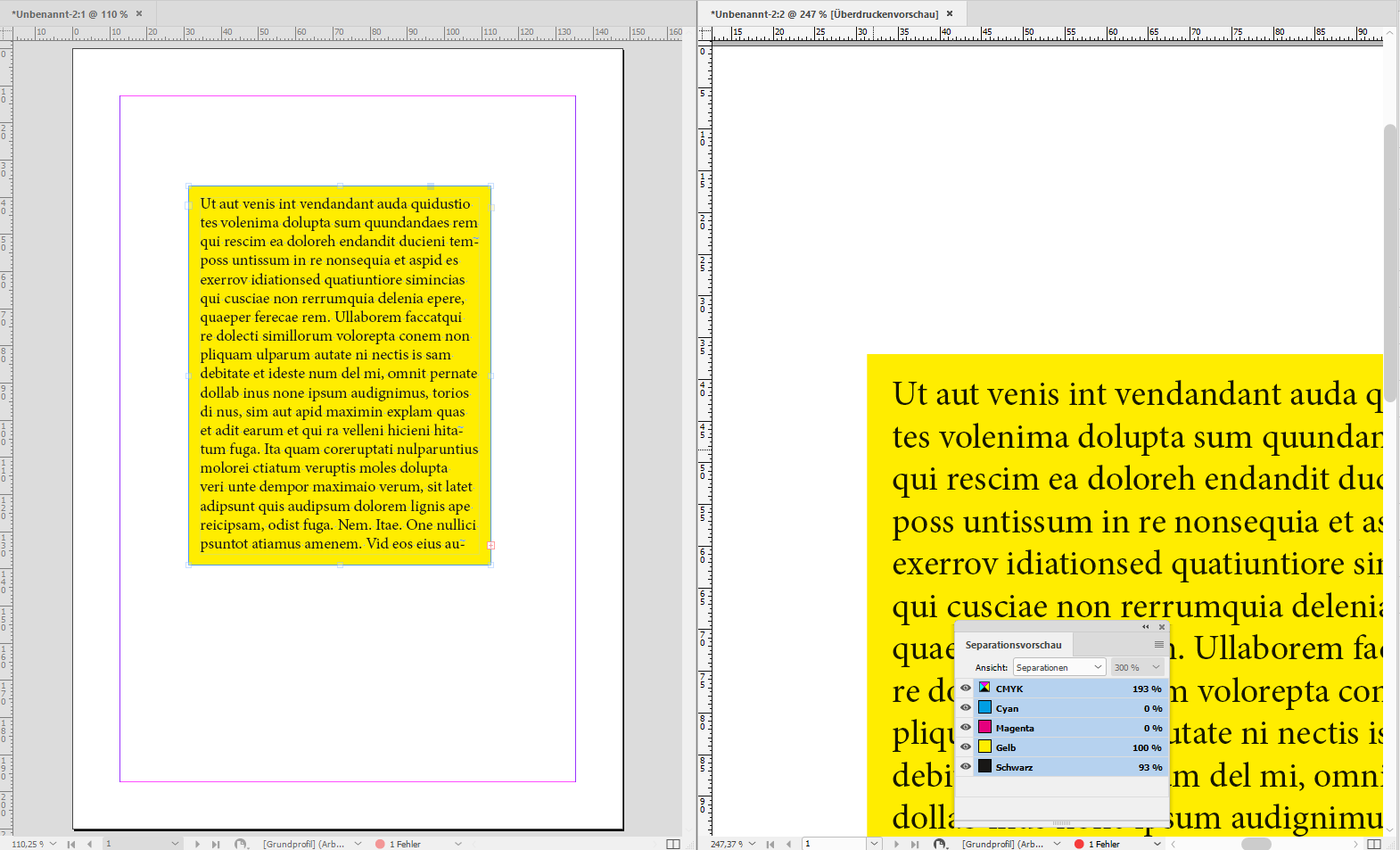 Compare you're own design view in Indesign - Adobe Product Community ...