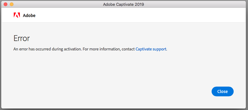 An error occurred during activation (Macbook) - Adobe Community - 12025996