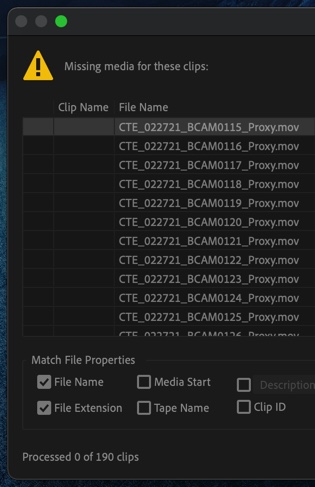 Proxy Files do not detach - Adobe Product Community - 12030066