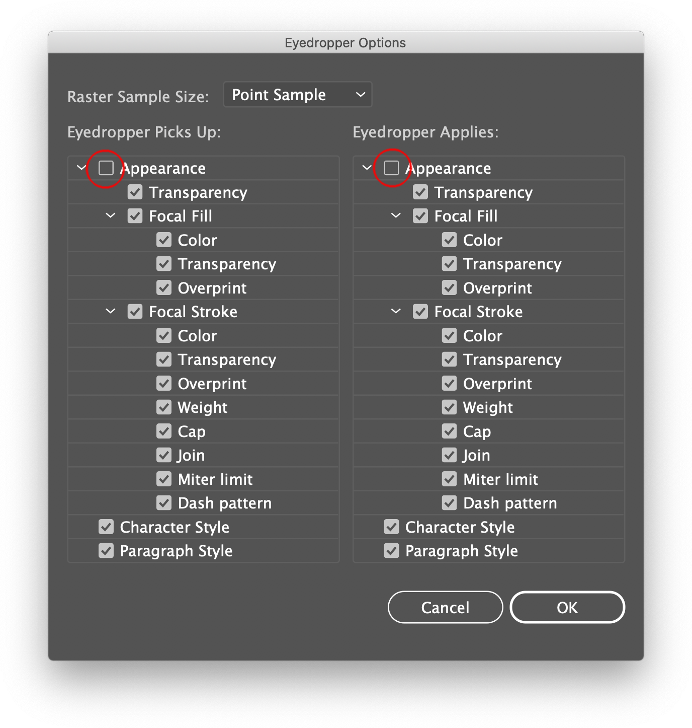 Solved: copying appearance from text frame to another in s... - Adobe Product Community - 12035208