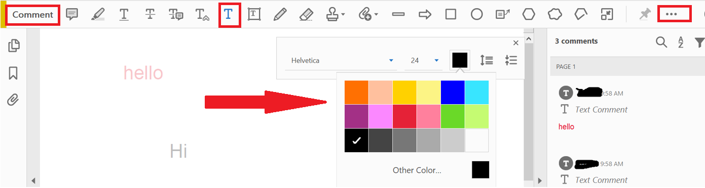 Werkzeug "Schreibmaschine": Textfarbe ändern - Adobe Product Community ...