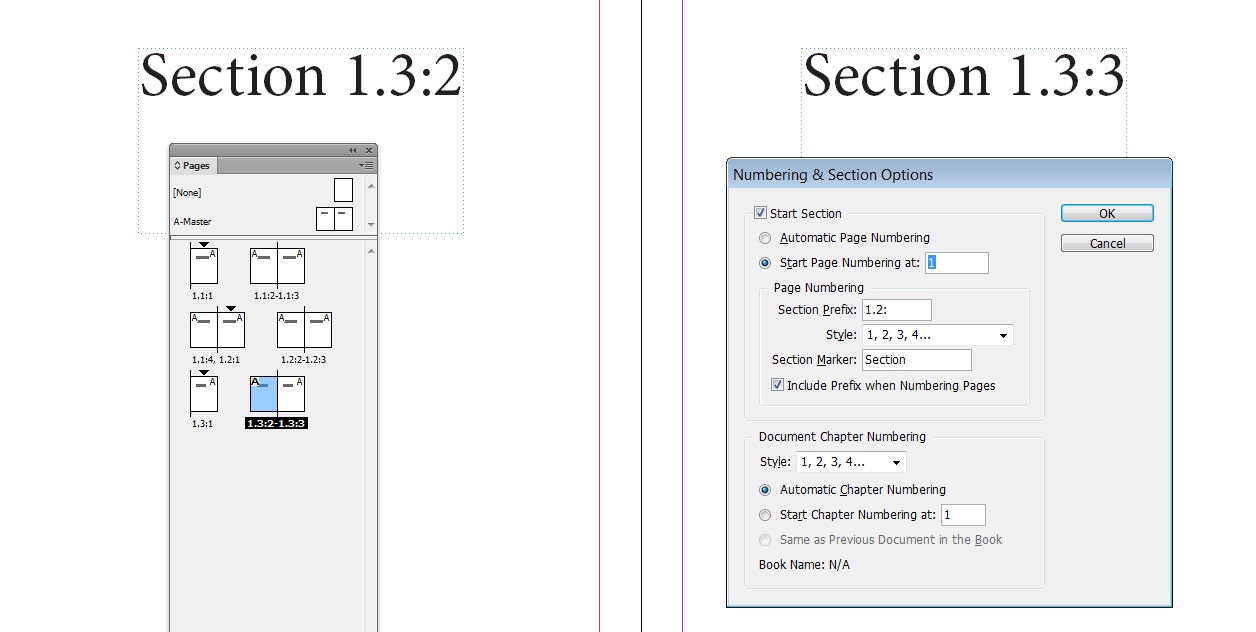 Master Page Numbering- Sub Sections? - Adobe Product Community - 12037504