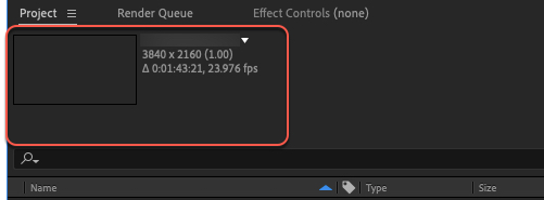 Solved: After Effects 18.2 Hide preview thumbnail in Proje... - Adobe ...