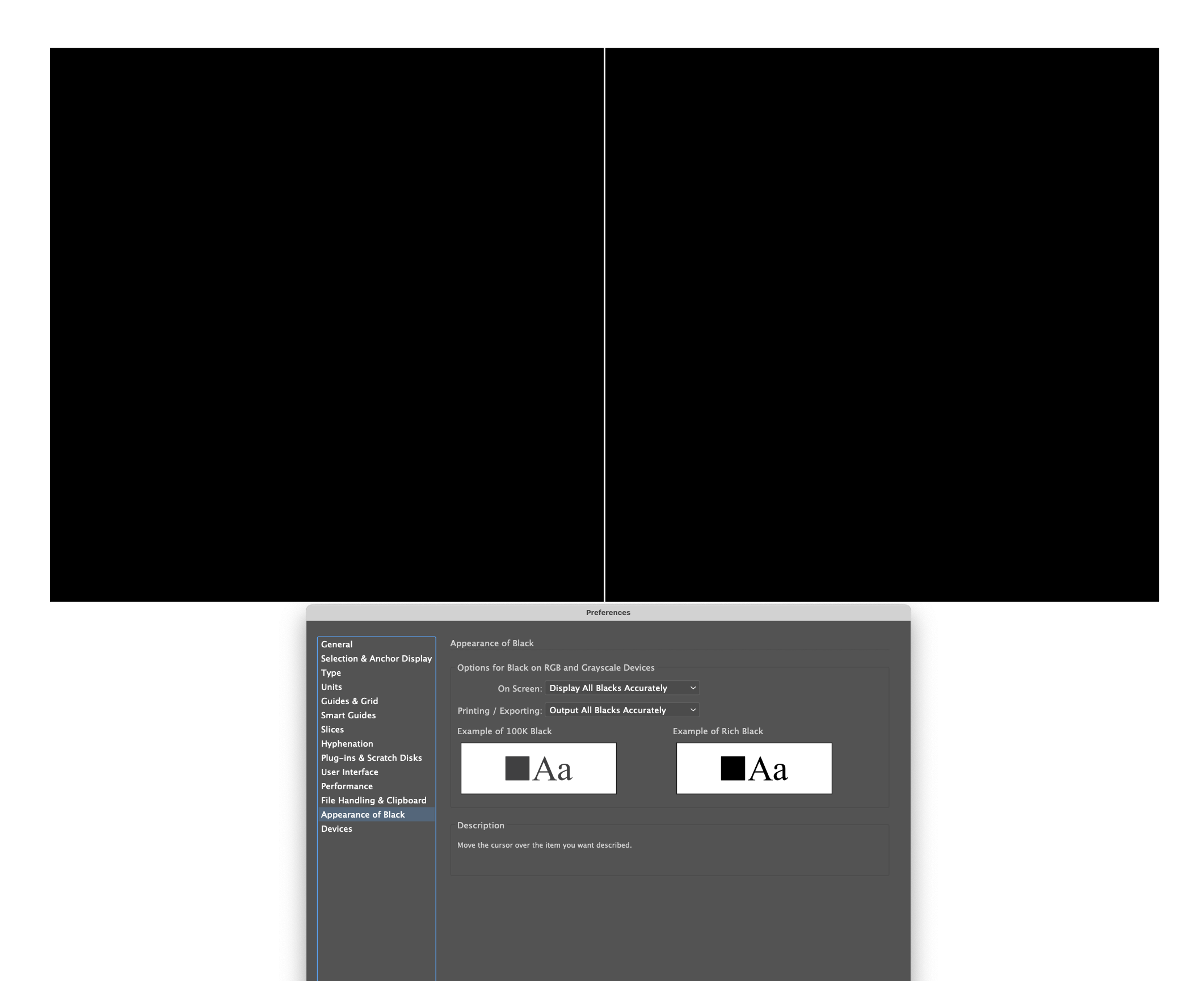 Solved: "Appearance of Black" Function Not Working - All B... - Adobe ...