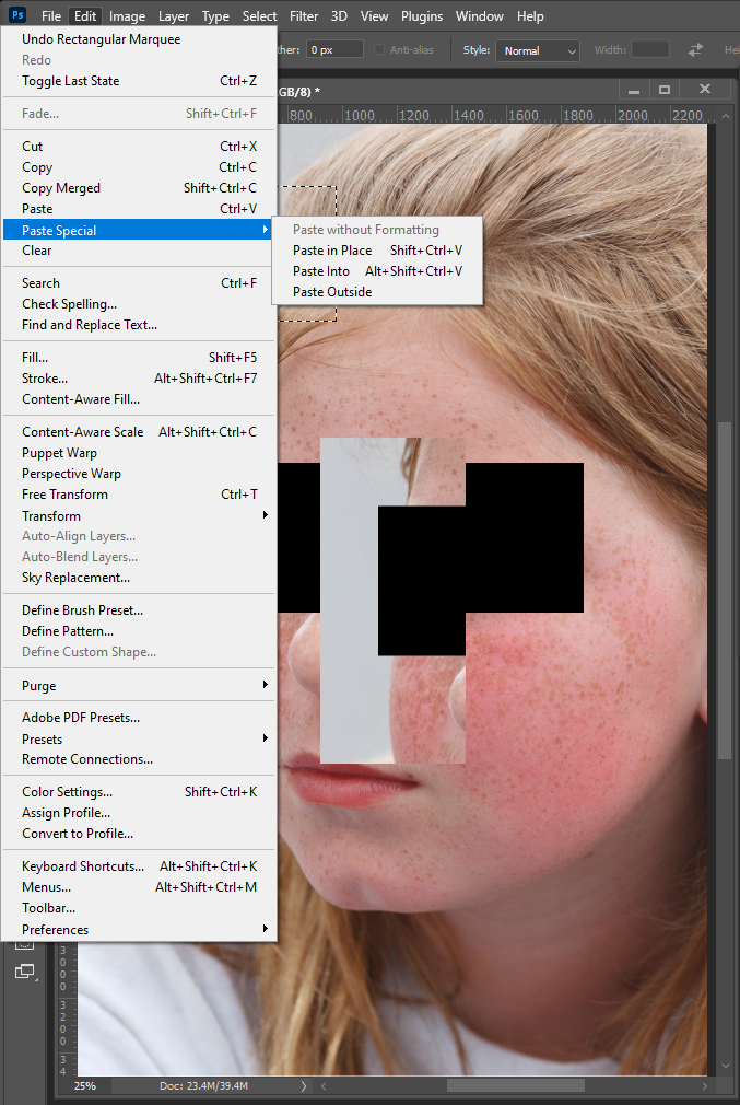 Duplicate image without new layer - Adobe Product Community - 12075769