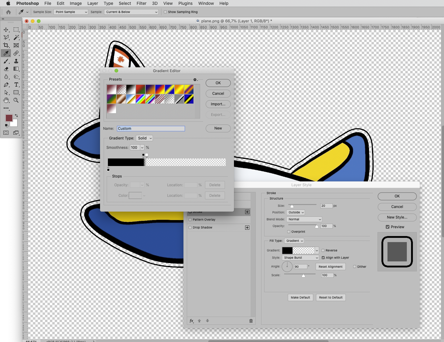 Detached outline - Adobe Community - 12078165