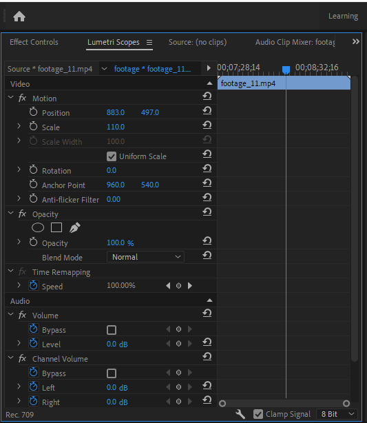 Lumetri Scopes not working - Adobe Community - 12089192