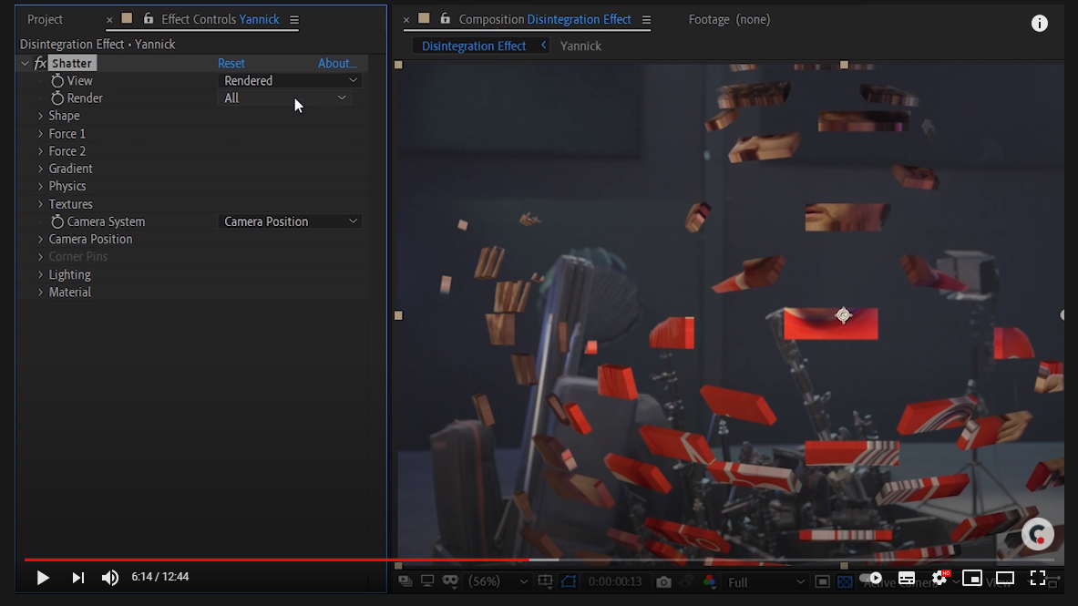 Shatter effect not working - Adobe Product Community - 12093718