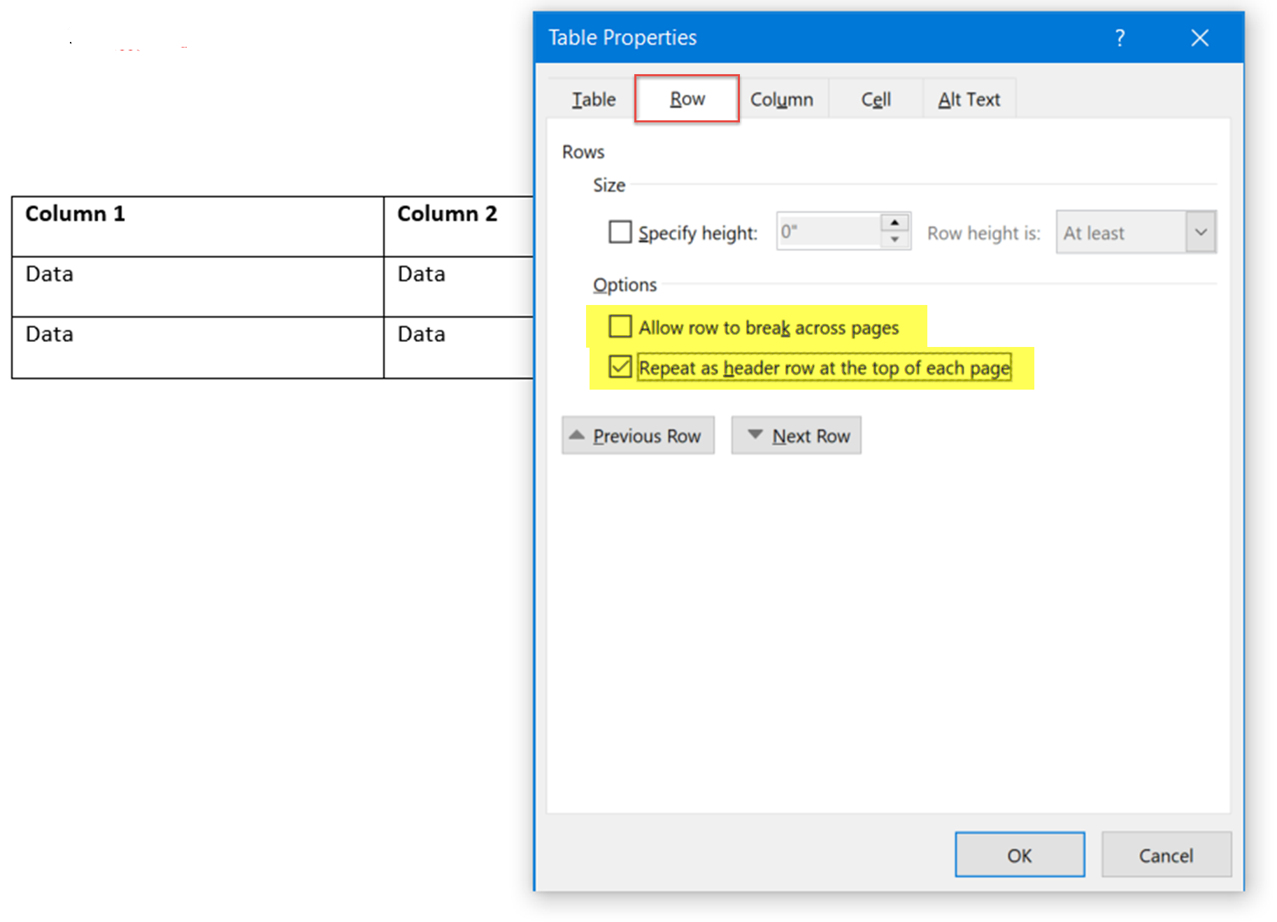 Solved: Tagging repeating table header - Adobe Product Community - 12093763