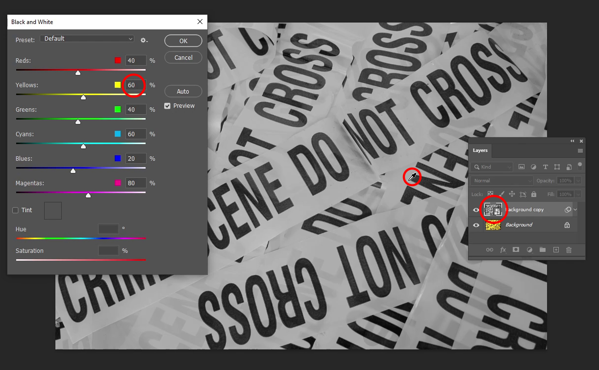 Black & White adjustment problem with its color pi... - Adobe Product ...