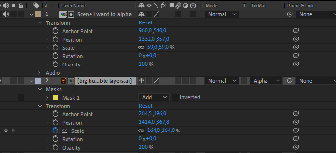 Alpha Matte on Illustrator layer - Adobe Product Community - 10612869