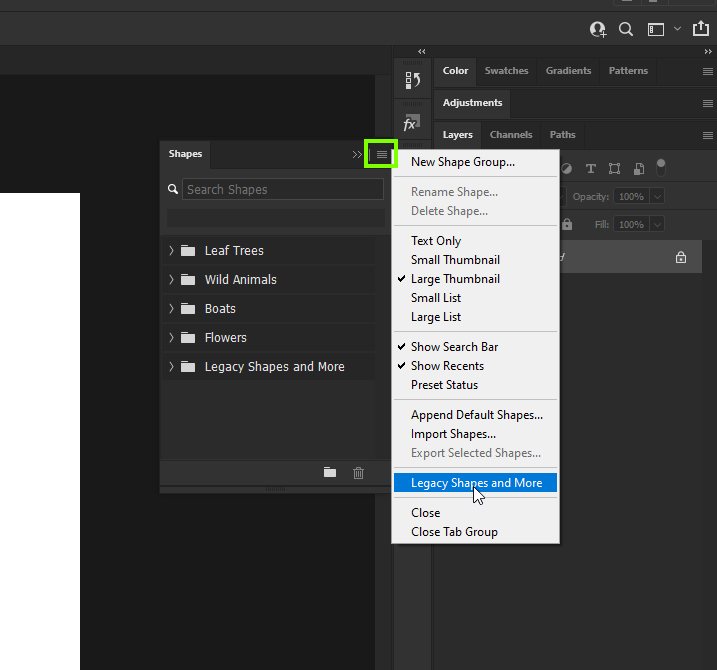 Custom shapes in Photoshop - Adobe Product Community - 12106419