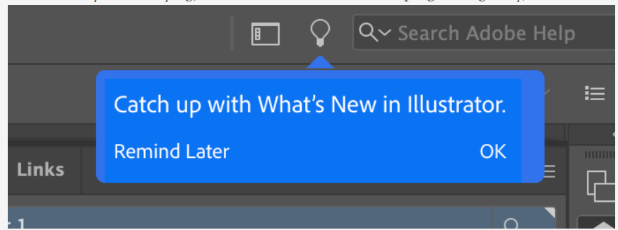 Remove tutorial notification - Adobe Community - 12100569