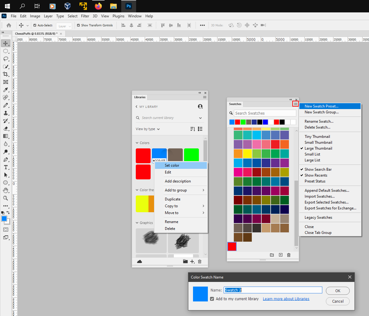 How to get colors from library into swatches? - Adobe Product Community ...