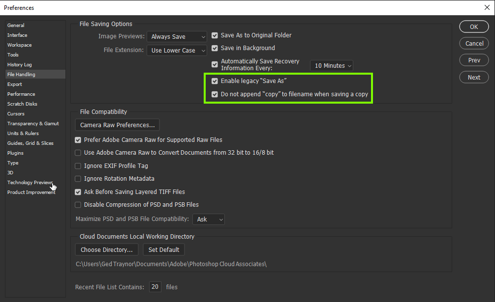 Solved: Save As With Limited File Format Options? - Adobe Product ...