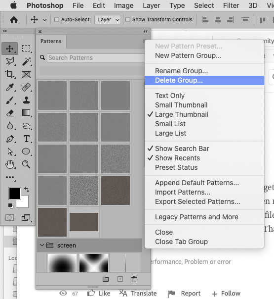 Solved: Pattern File Corruption - Adobe Product Community - 12119320
