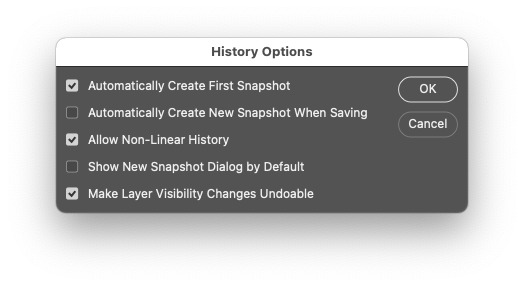 photoshop shortcut for history panel - Adobe Community - 12134495