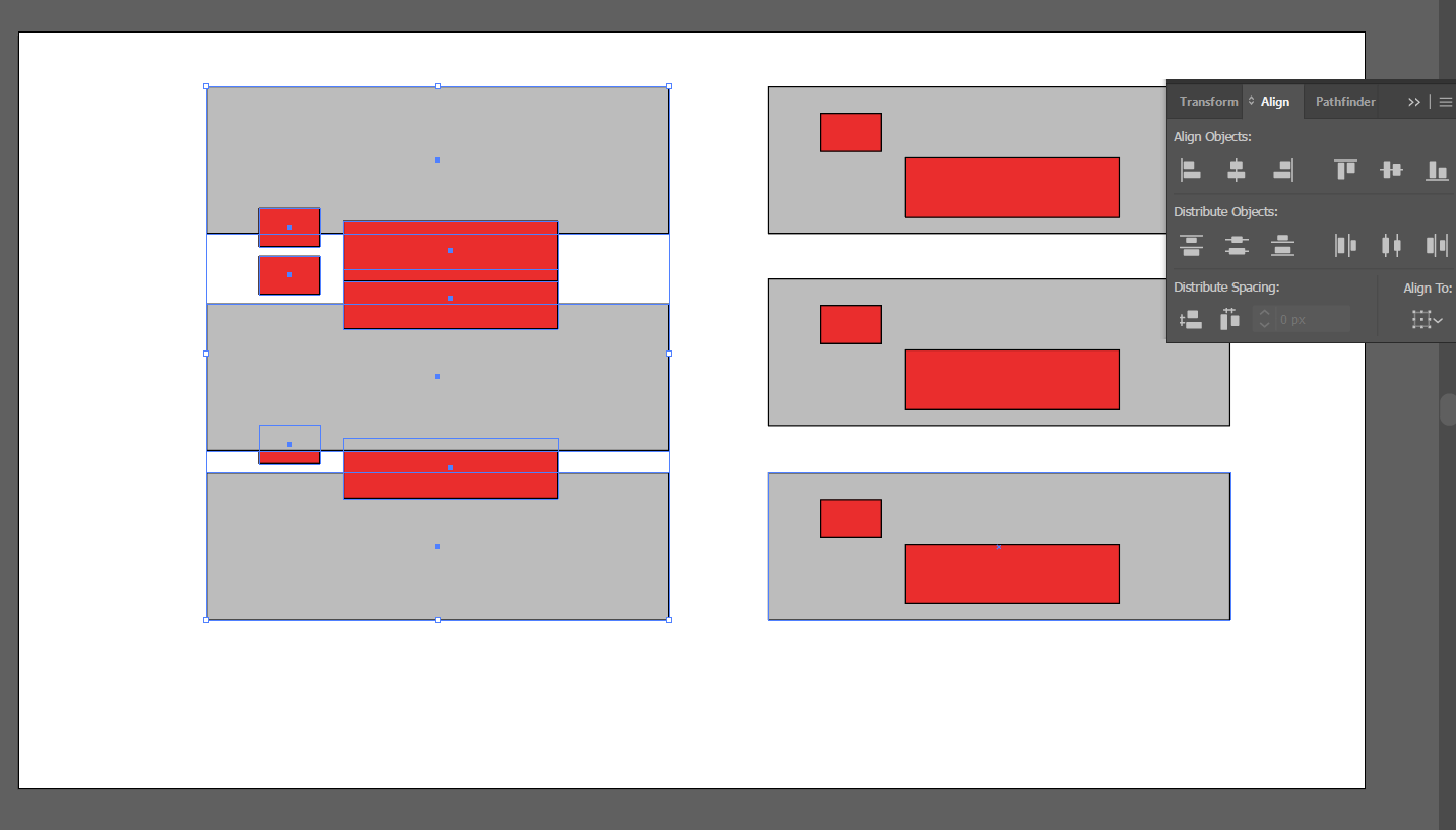 Solved: How to distribute grouped objects - Adobe Community - 12136395