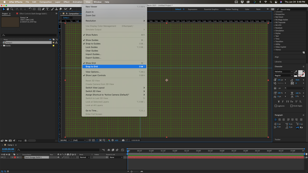 Re: guides, rulers, grid greyed out in AE 2021 - Adobe Product ...