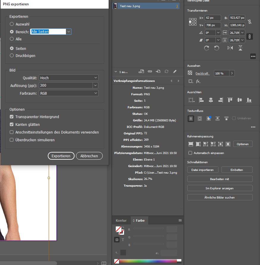Solved: Resolution Problem with png placed in indesign fil... - Adobe ...