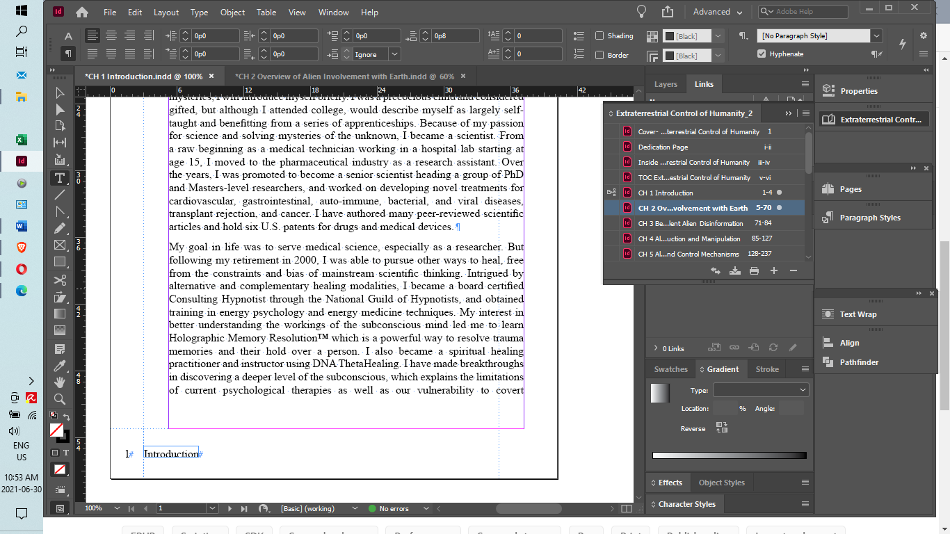 White space at bottom of first page - InDesign - Adobe Community - 12148545