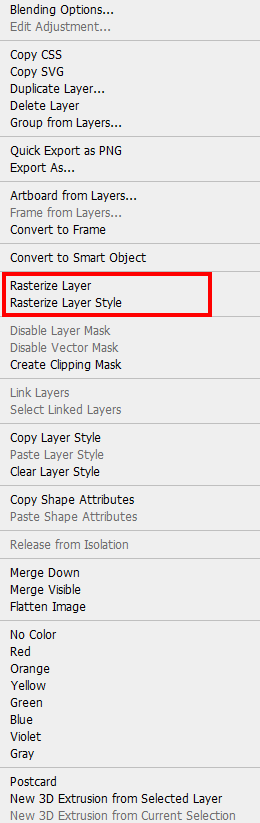 rasterize or merge - Adobe Community - 12148941